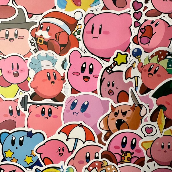 Kirby Sticker - Etsy