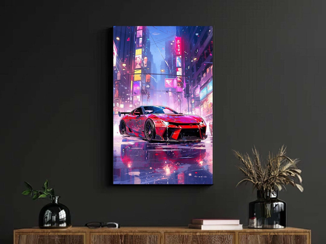 Cobra - Cyberpunk - Manga Style - Anime Style - Car - Digital Art ...