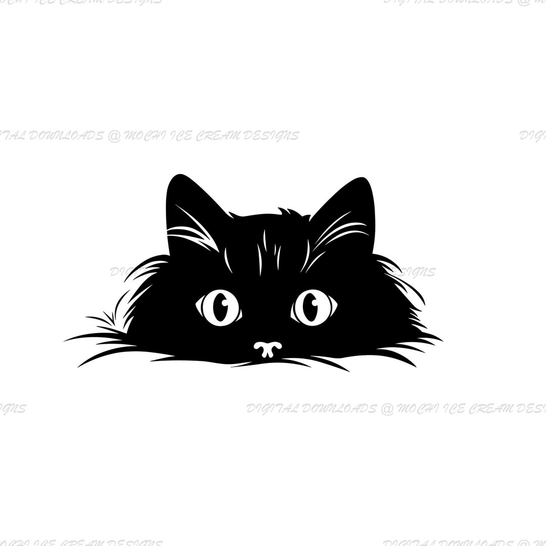 Cat SVG / Peeking Cat SVG / Cut File / Cricut / Commercial Use ...