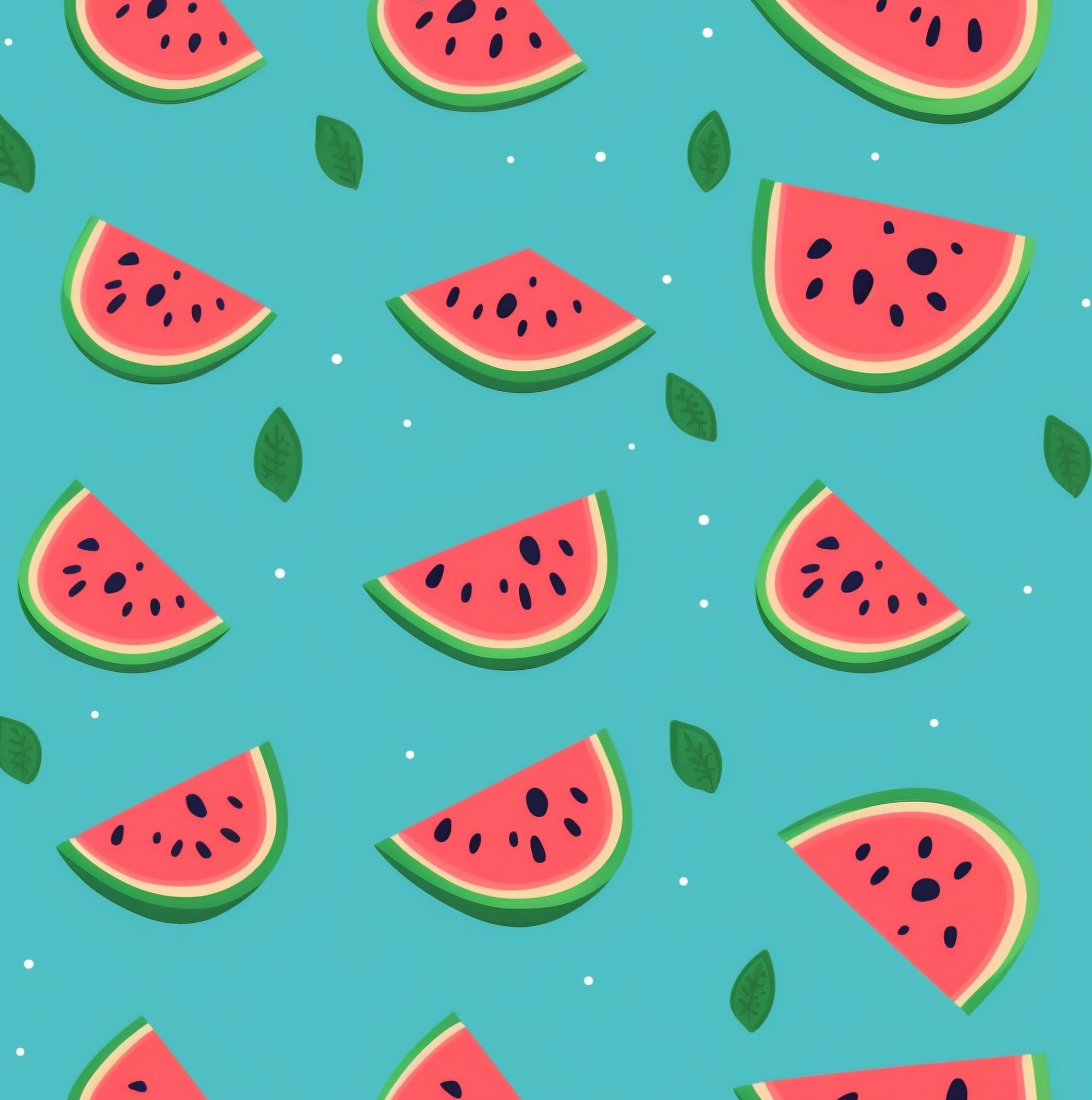 Watermelon Digital Paper Printable Watermelon Pattern Pink and - Etsy
