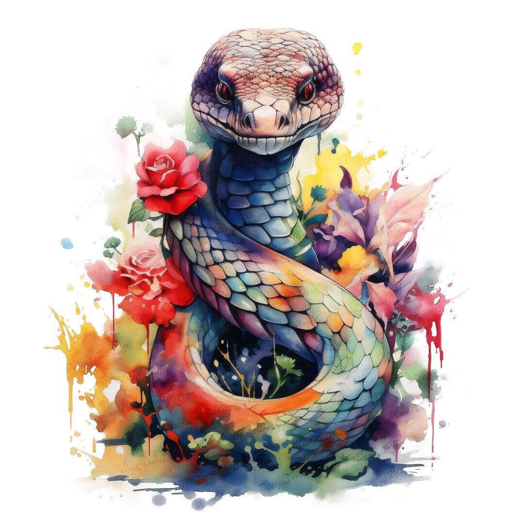 Snake PNG Snake File for Sublimation Snake Clipart Design for Snake ...