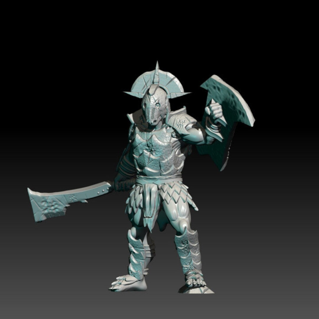 Pale Legion Iron Fang Orc Captain by Kzkminis - Etsy