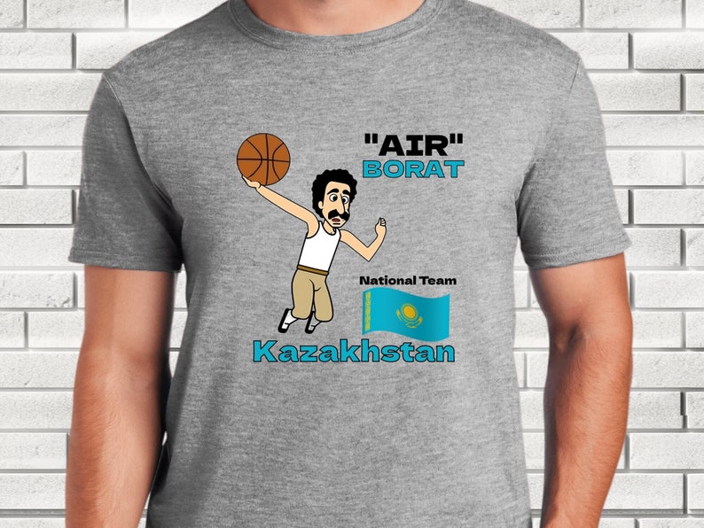 Borat - Air Borat Kazakhstan National Team Basketball T-shirt, Short ...