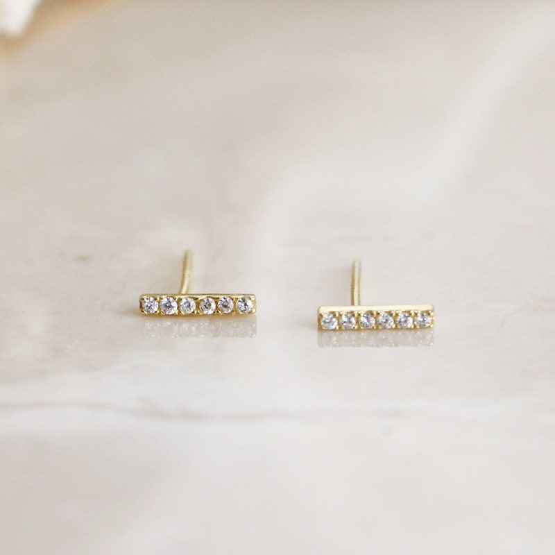 Bar Earrings - Etsy
