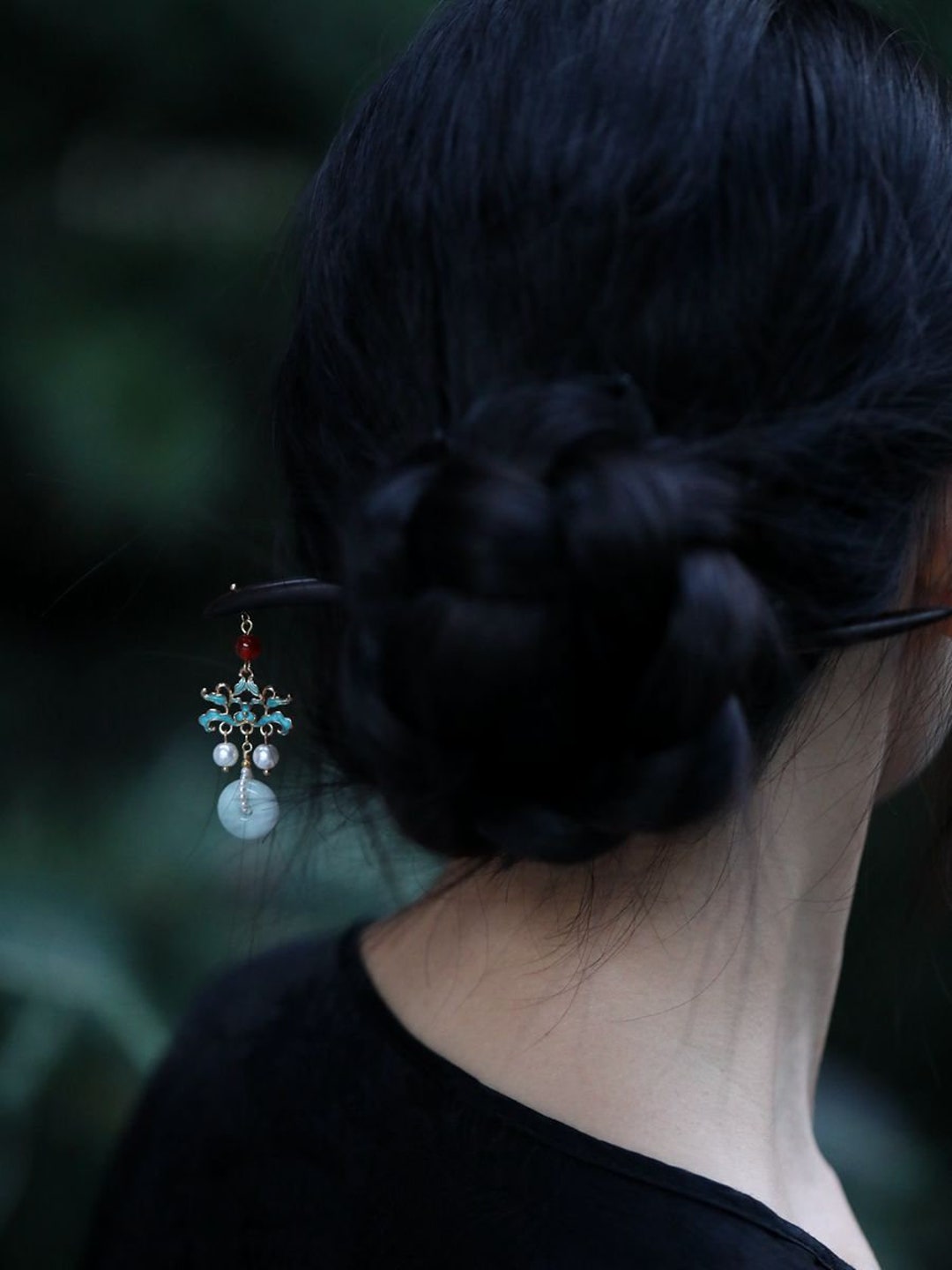 White Jade Hair Stick/ Jade Hair Stick/ Wooden Daily Hair - Etsy Canada