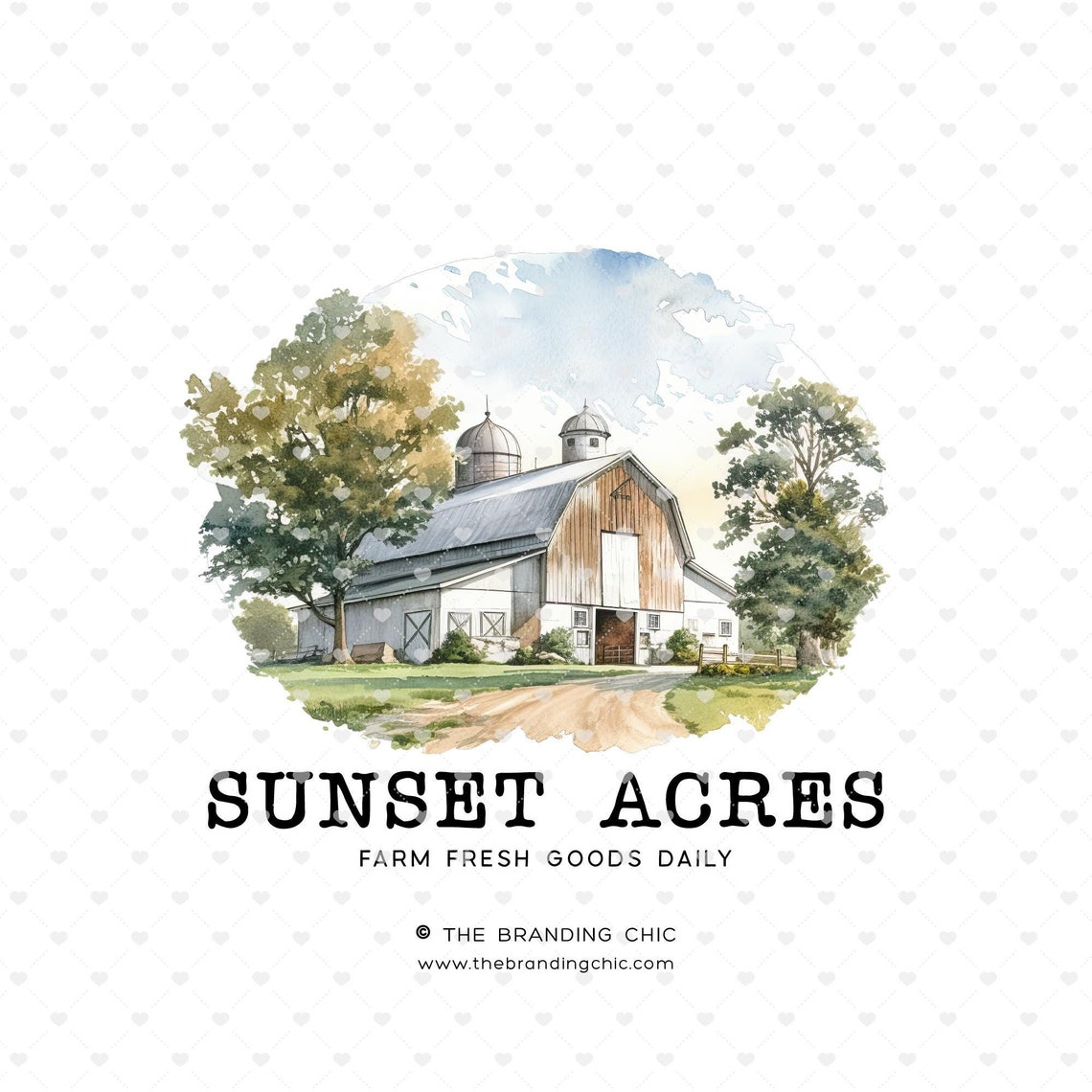 Farm Logo, Rustic Logo, Barn Logo, Farmhouse Logo, Country Logo, Ranch ...