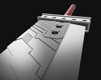 FF7R Buster Sword 3d Print File Stl Final Fantasy 7 Remake Version ...