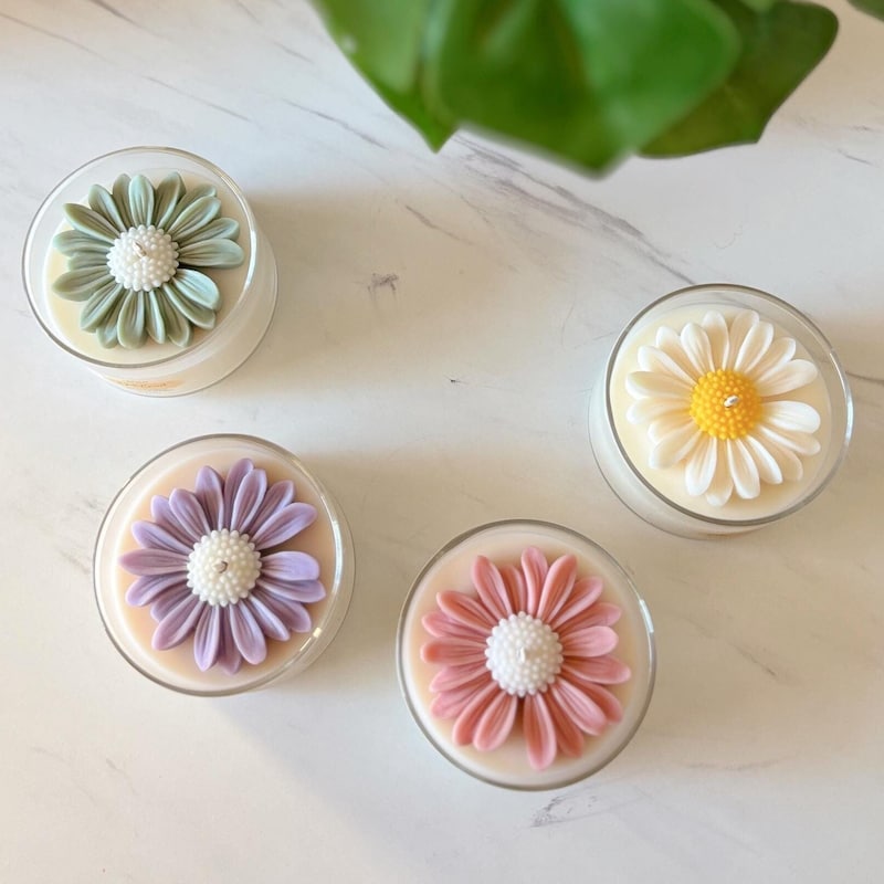 Flower Candle - Etsy