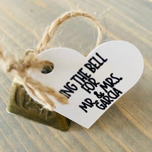 50 Personalized Ring the Bell and Wish Them Well Rustic Farm Country ...