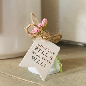 Set of 50 Ring the Bell and Wish Them Well Rustic Farm Country Wedding ...