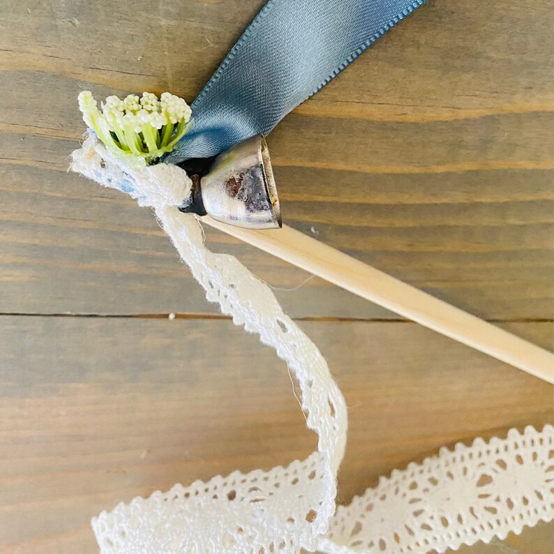 50 Country Send off Wedding Wands With Blush Carmel or Blue - Etsy