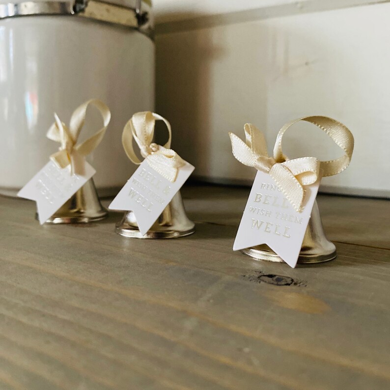 Set of 50 Ring the Bell and Wish Them Well Silver Classic - Etsy