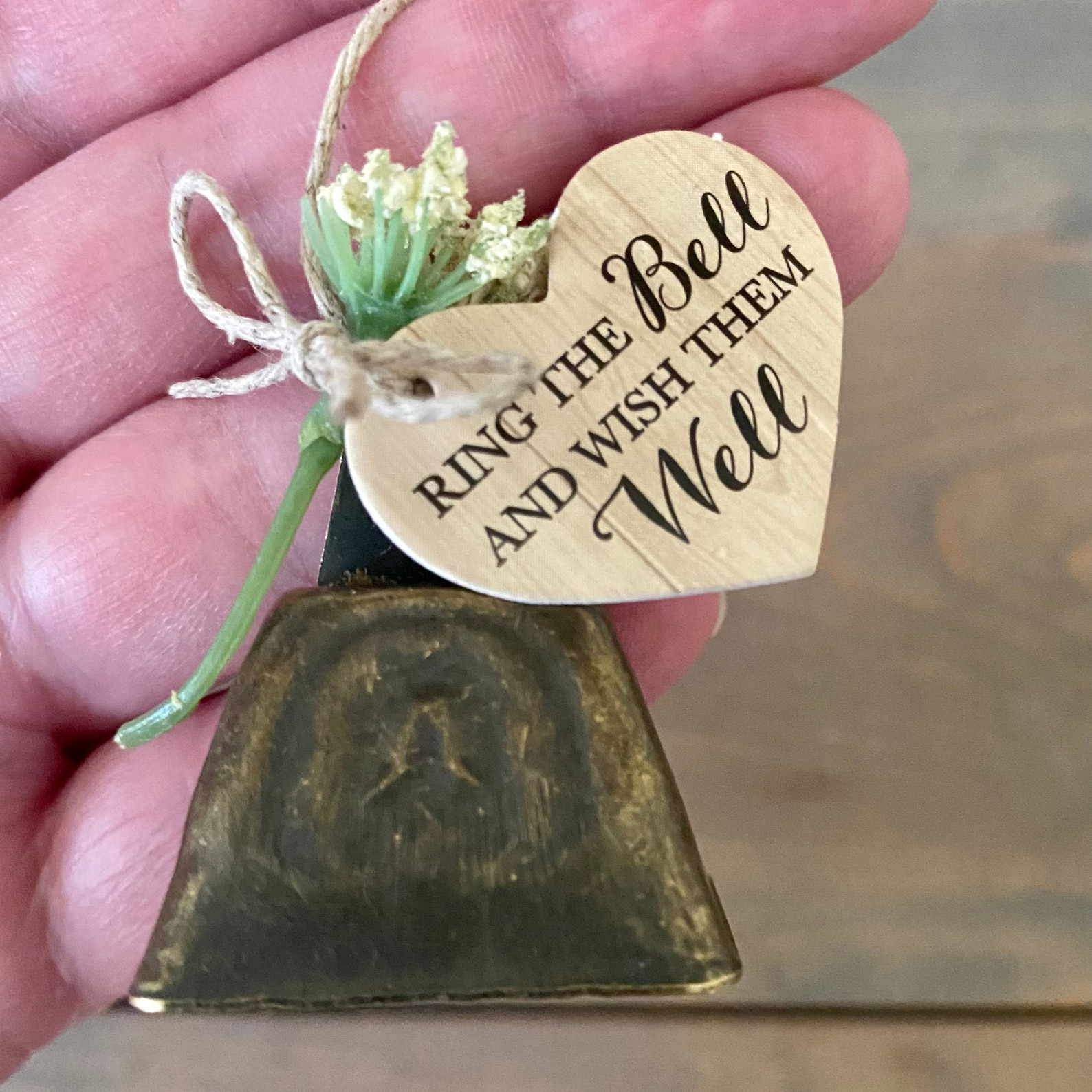 Set of 50 Ring the Bell and Wish Them Well Rustic Farm Country - Etsy