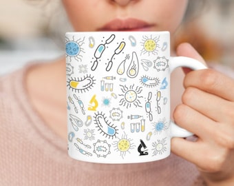 Microbiology Science Lab Week Gift | Microbiologist Mug | Bacteria Mug ...