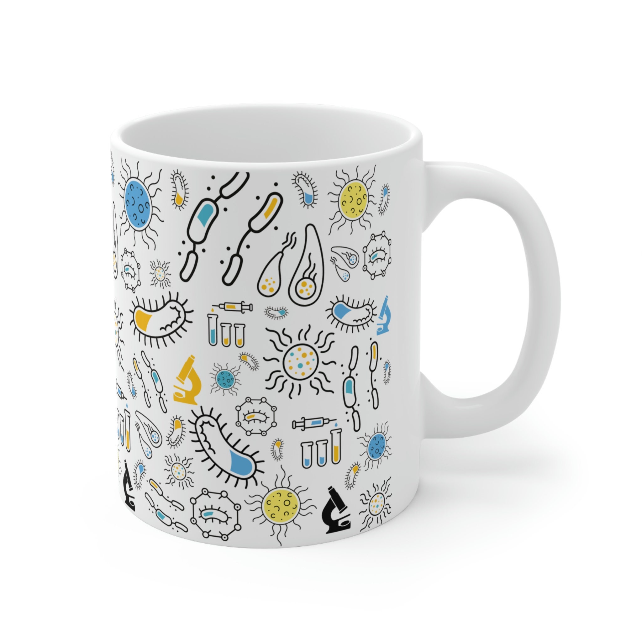 Microbiology Science Lab Week Gift Microbiologist Mug Bacteria Mug Lab ...