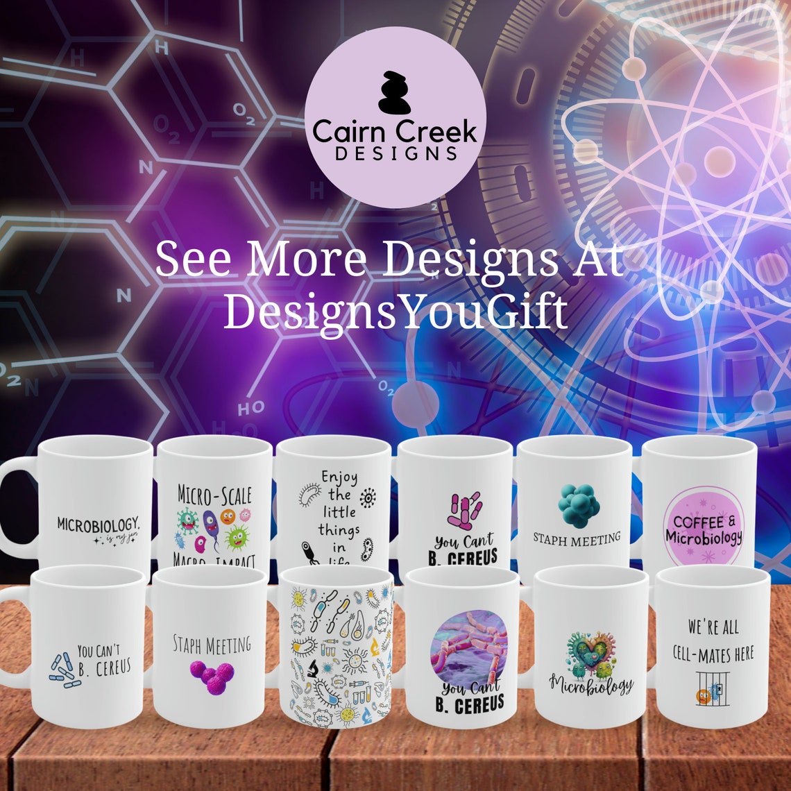 Microbiology Science Lab Week Gift | Microbiologist Mug | Bacteria Mug ...