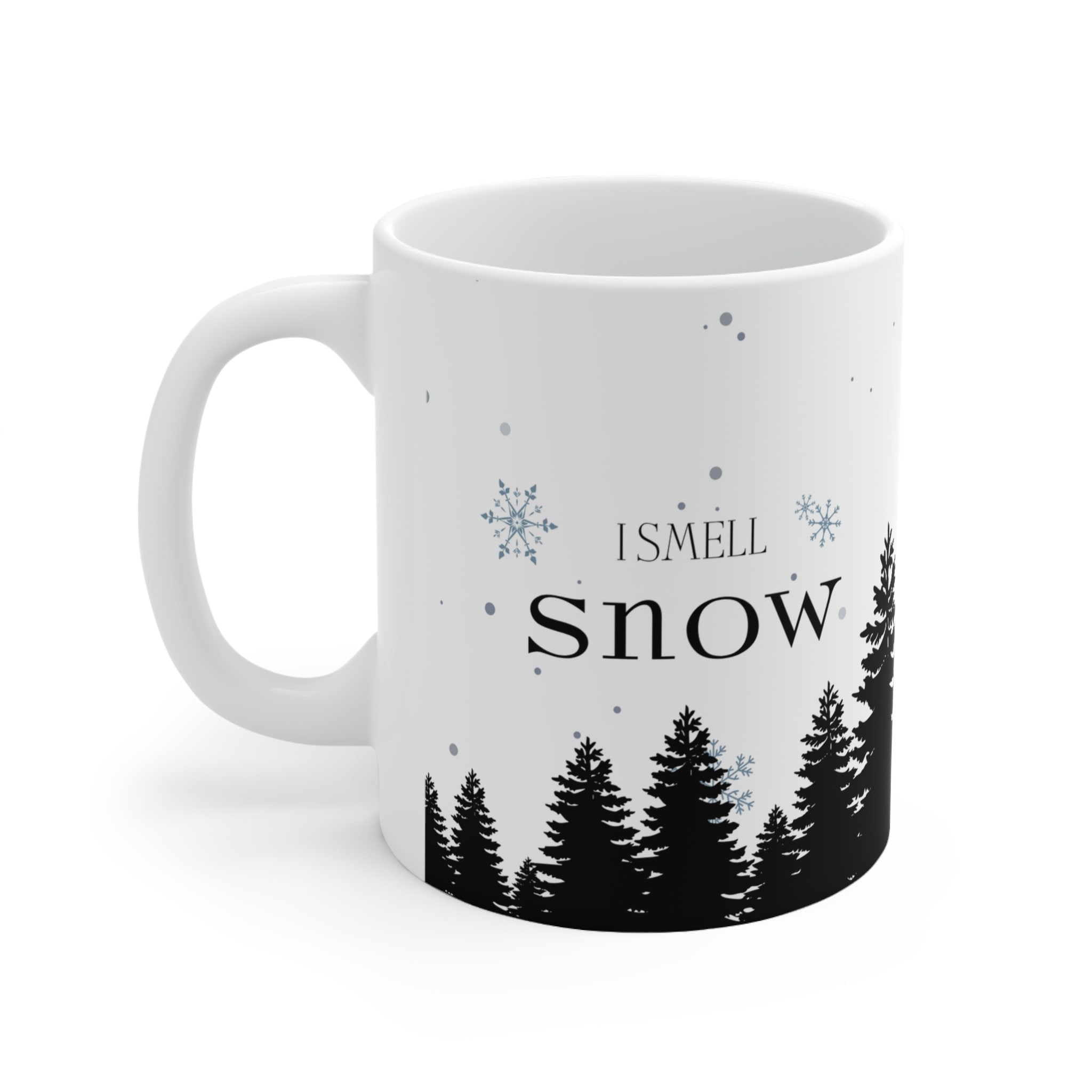 I Smell Snow Mug | I Smell Snow Gift | Winter Mug | Christmas Gift Mug ...