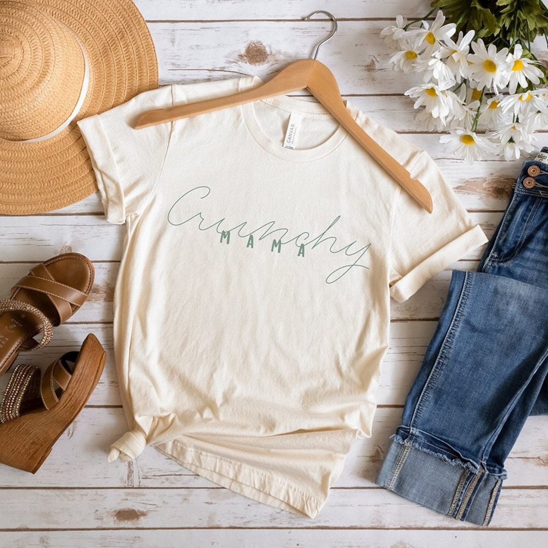 Crunchy Mama Shirt / Crunchy Natural Mom / Holistic Mama / Granola Mom ...