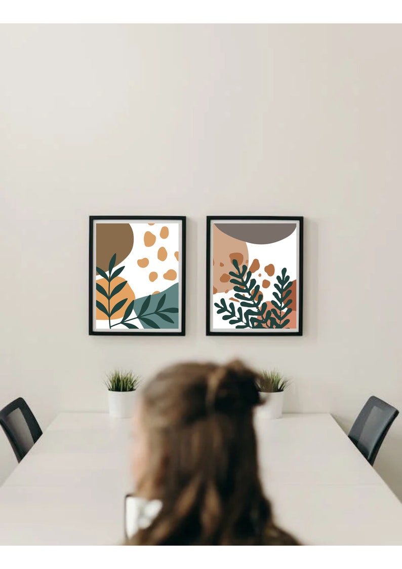 Abstract Art Leaf - Etsy