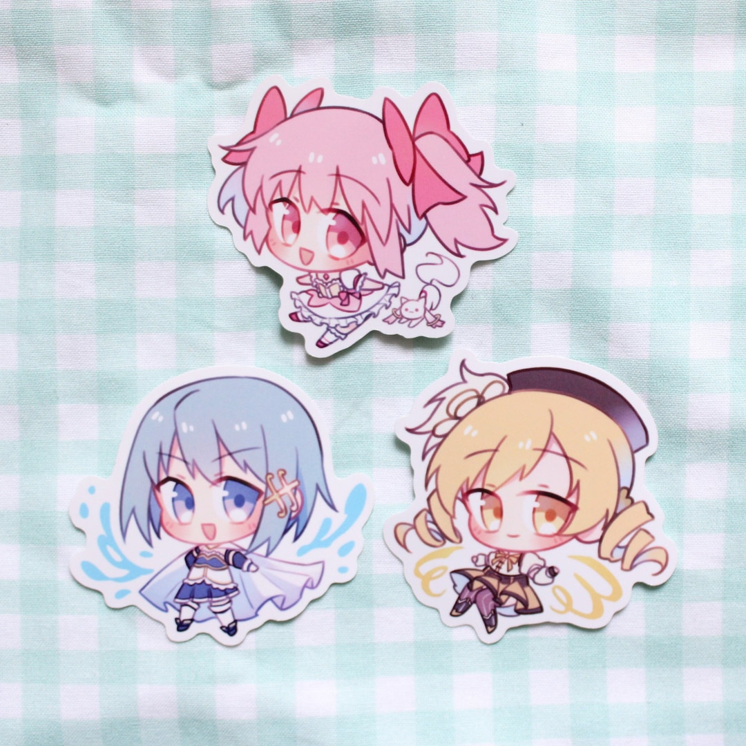 2.5" Madoka Magica Vinyl Stickers - Etsy