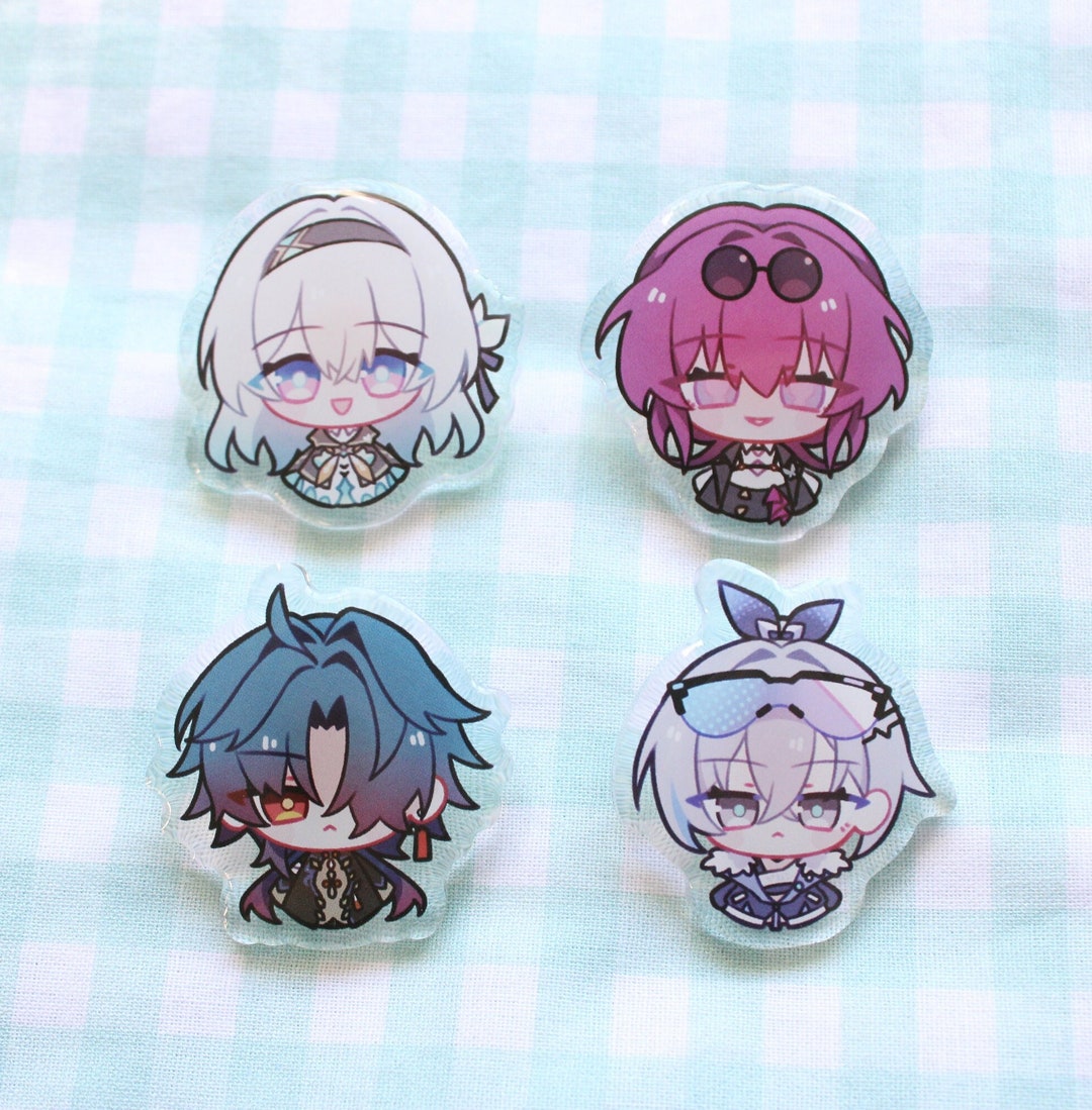 1.5" Stellaron Hunter Acrylic Pins ・ Kafka Blade Silver Wolf Firefly - Etsy