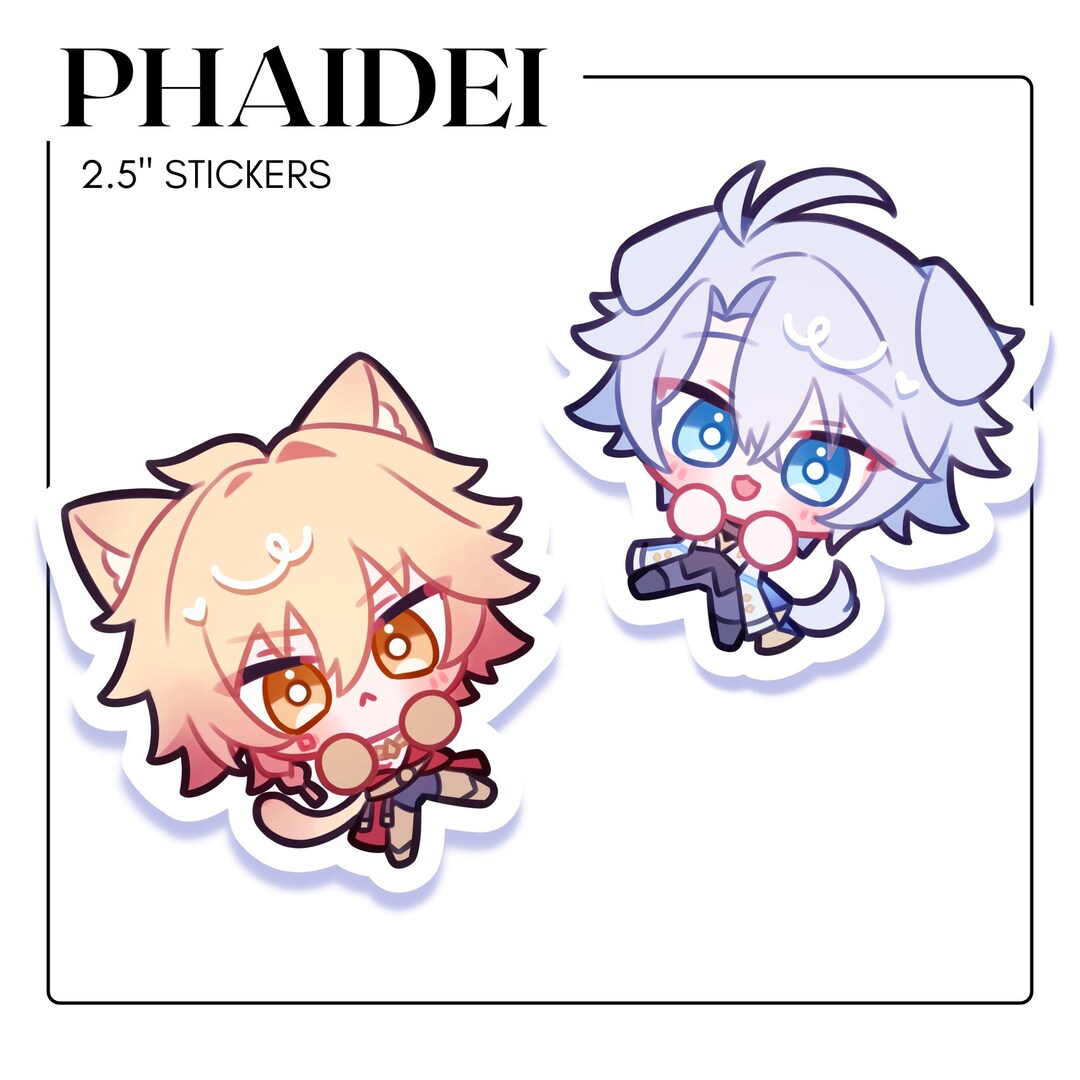 2.5" Phaidei Vinyl Stickers - Etsy
