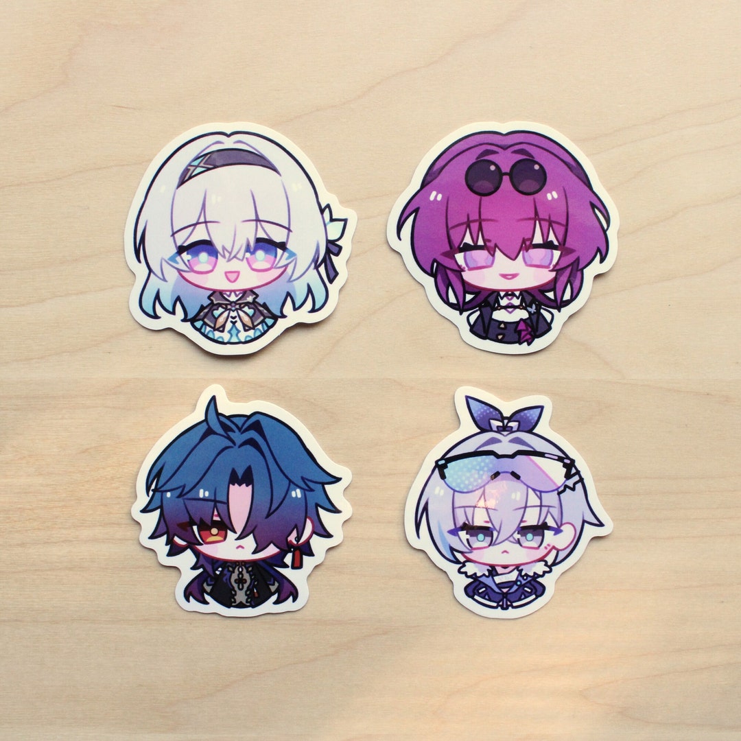 2" HSR Stellaron Hunter Vinyl Stickers Kafka/ Blade/ Silver Wolf ...