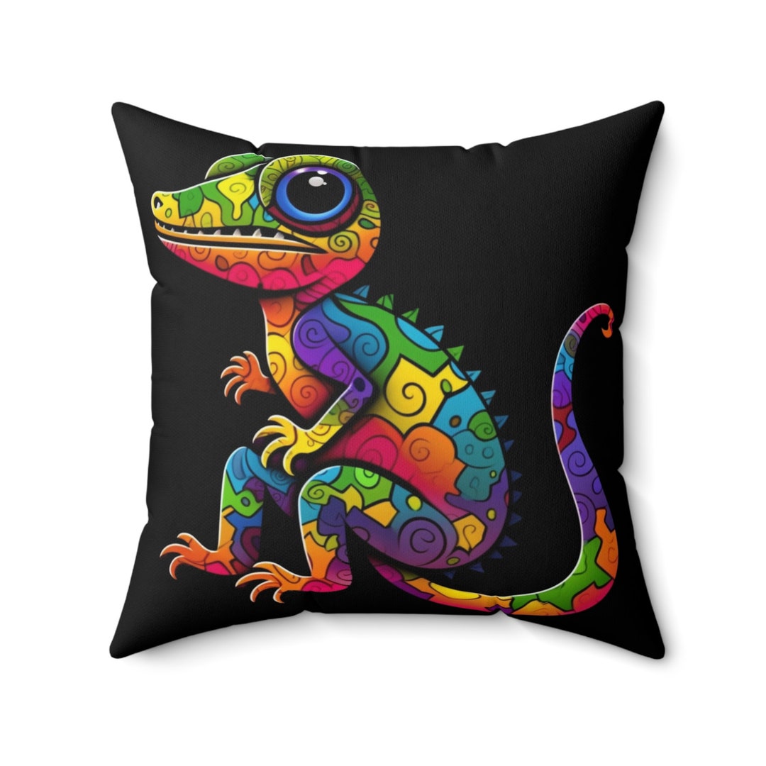 Isla Mujeres Geckos 2 Square Double Sided Pillow Unique - Etsy