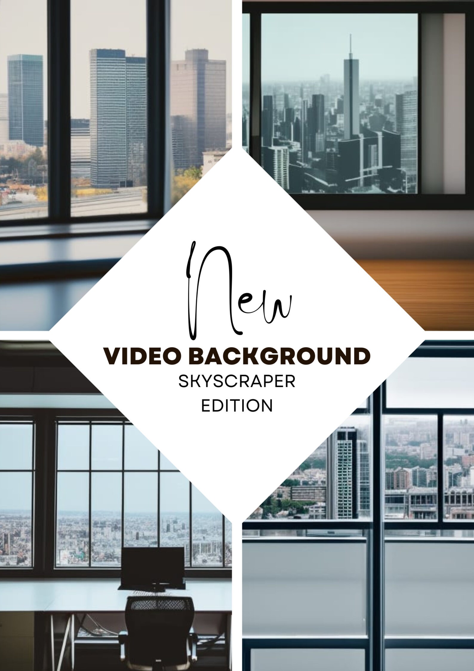 Skyscraper Virtual Background for Zoom Teams Meets with - Etsy