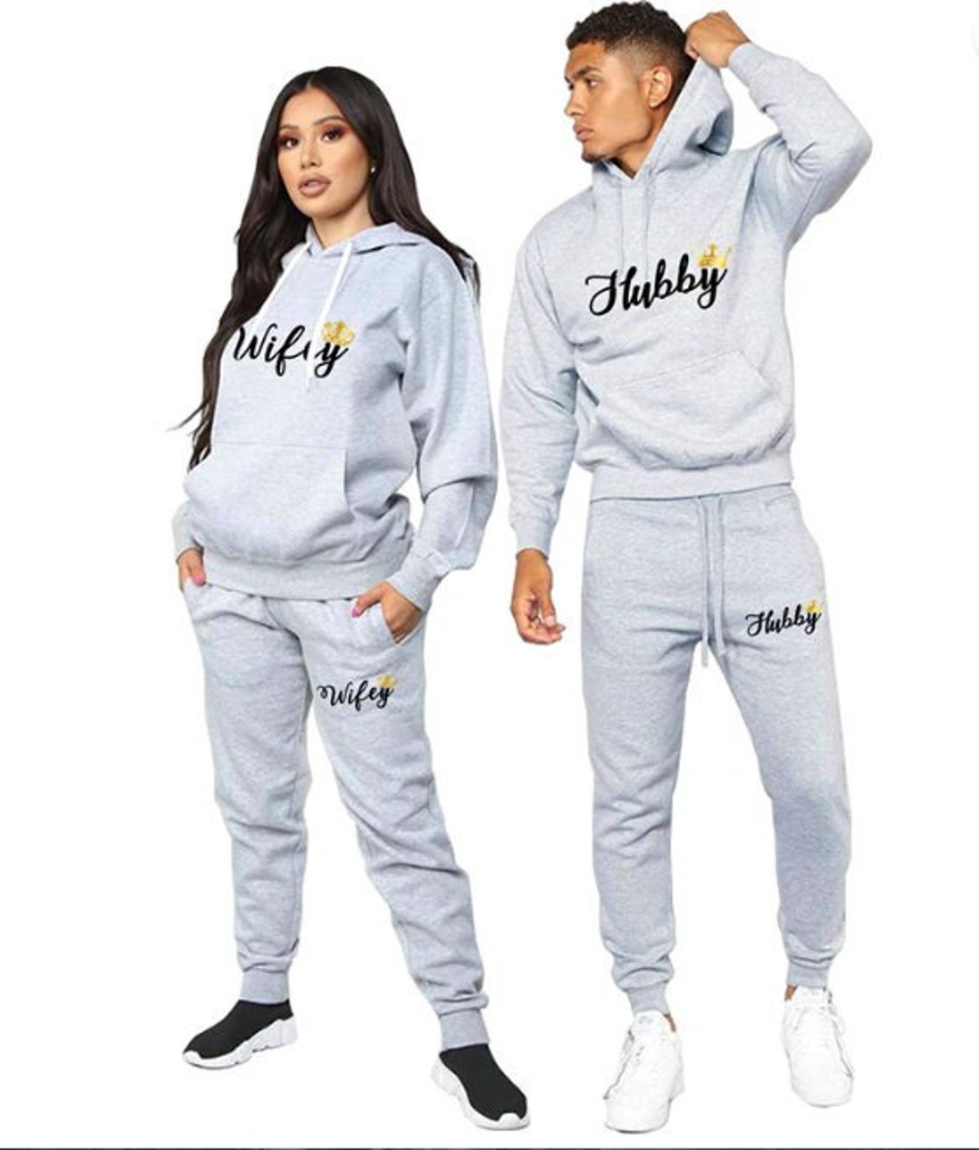 Hubby and Wifey Tracksuits Matching Couple Tracksuits - Etsy