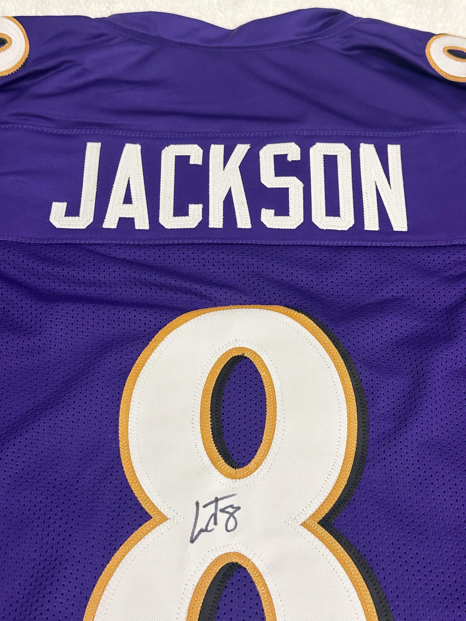 Lamar Jackson Signed Baltimore Ravens Football Jersey COA - Etsy
