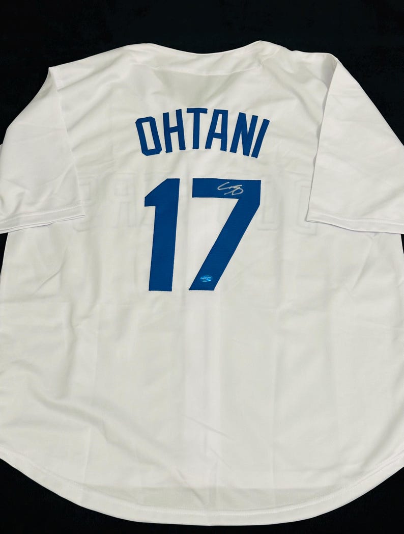Shohei Ohtani Signed Los Angeles Dodgers Baseball Jersey COA - Etsy