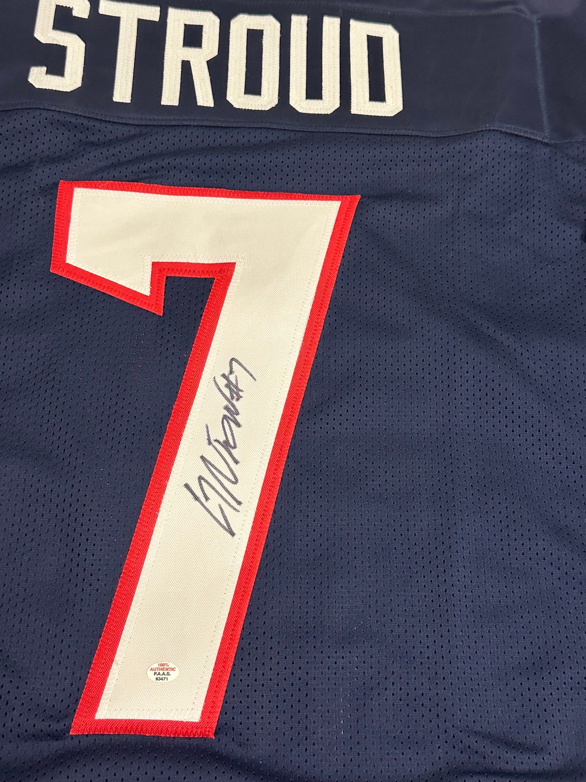CJ Stroud Signed Houston Texans Football Jersey COA - Etsy