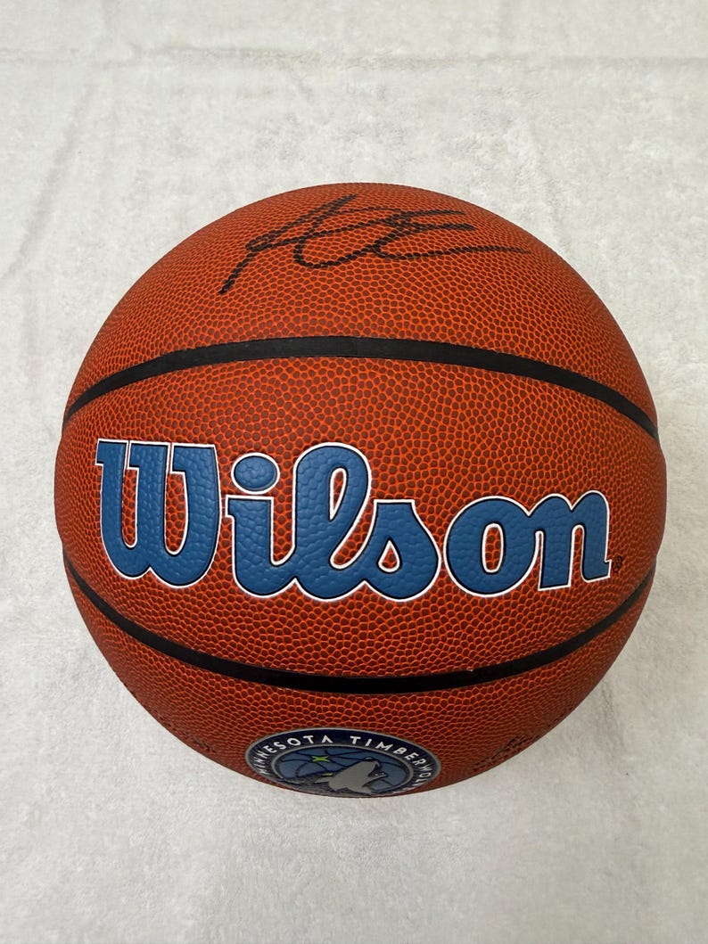 Anthony Edwards Signed Minnesota Timberwolves NBA Basketball COA - Etsy
