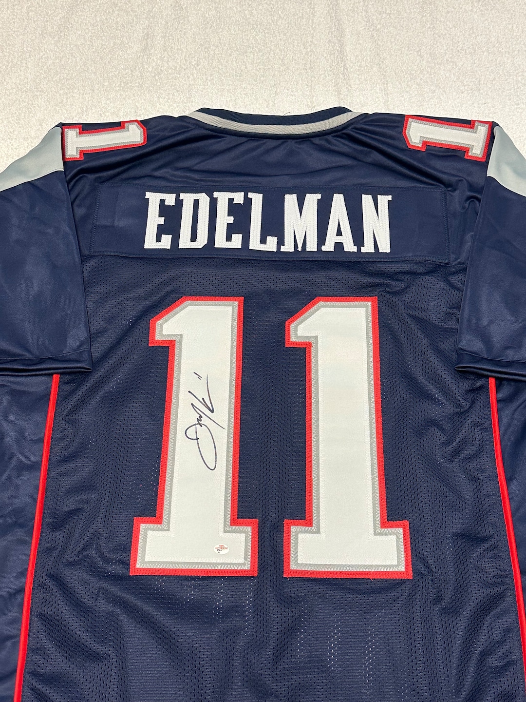 Julian Edelman Signed New England Patriots Football Jersey COA - Etsy