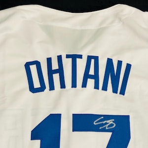 Shohei Ohtani Signed Los Angeles Dodgers Baseball Jersey COA - Etsy