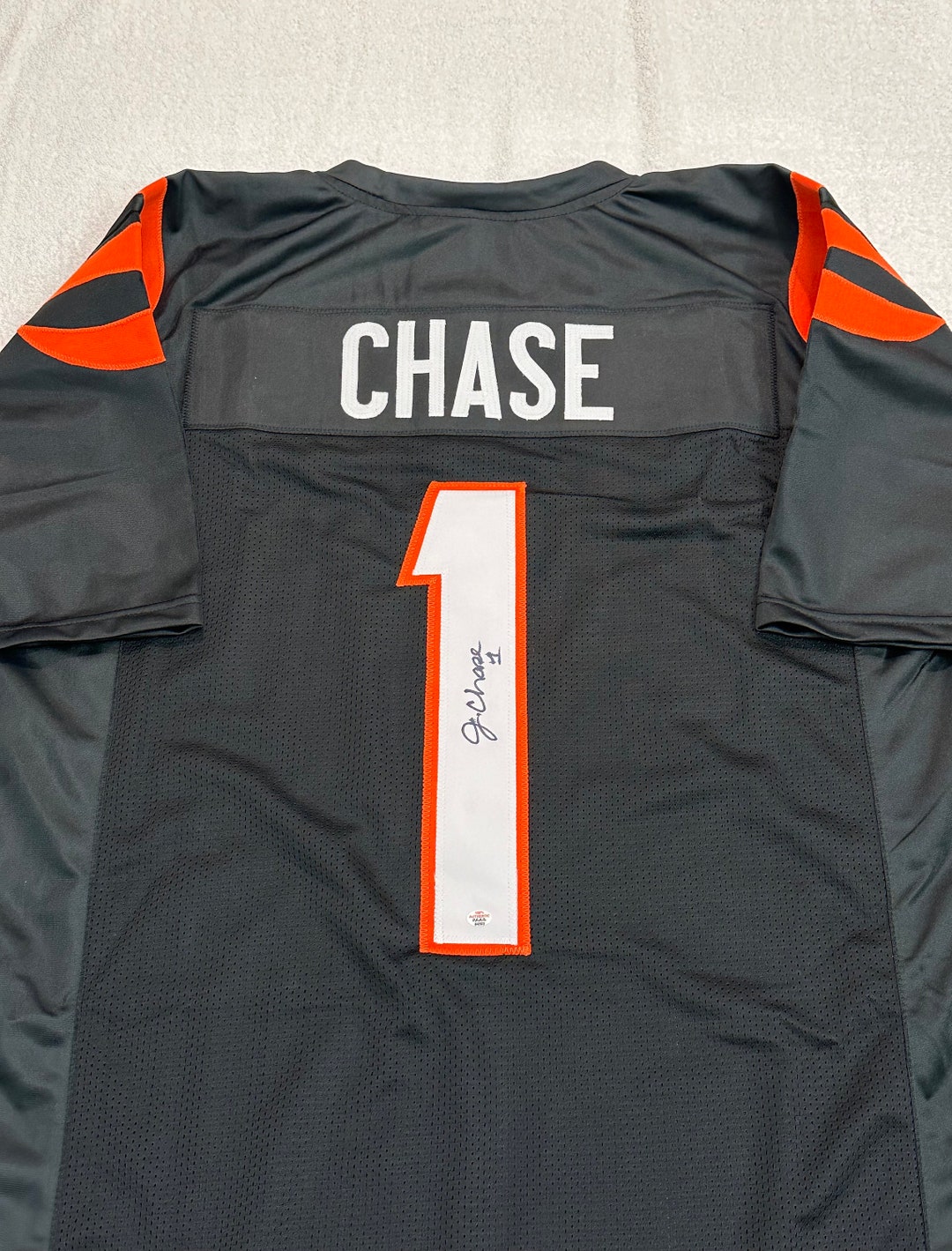 Ja'marr Chase Signed Cincinnati Bengals Football Jersey COA - Etsy