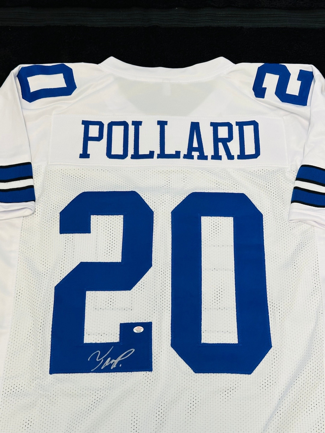Tony Pollard Signed Dallas Cowboys Football Jersey COA - Etsy