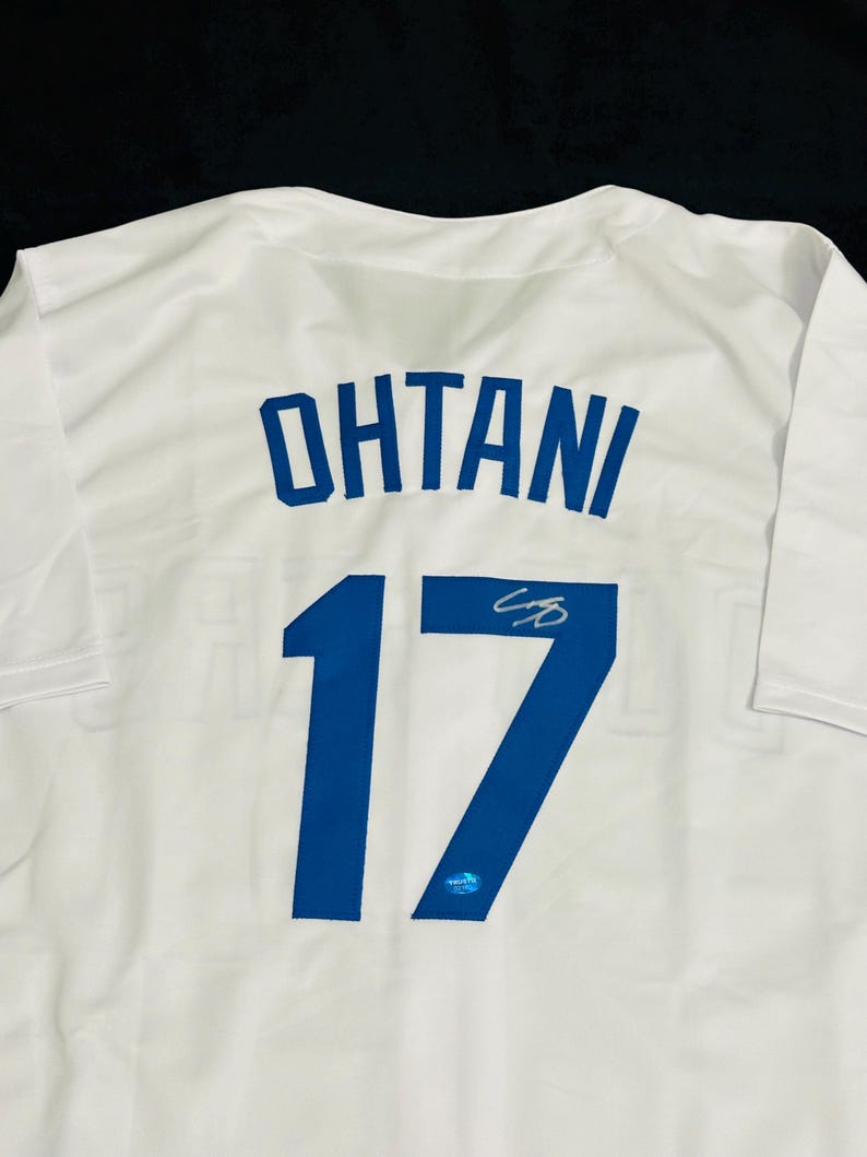 Shohei Ohtani Signed Los Angeles Dodgers Baseball Jersey COA - Etsy