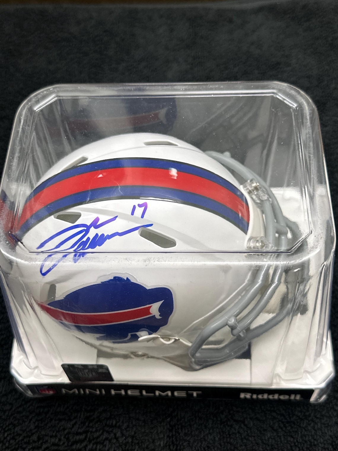 Josh Allen Signed Buffalo Bills Mini Helmet COA - Etsy