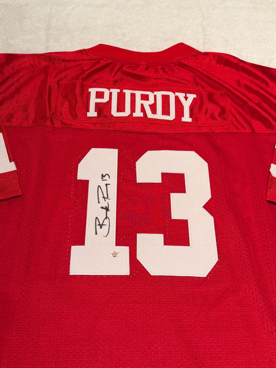 Brock Purdy San Francisco 49ers Signed Football Jersey COA - Etsy
