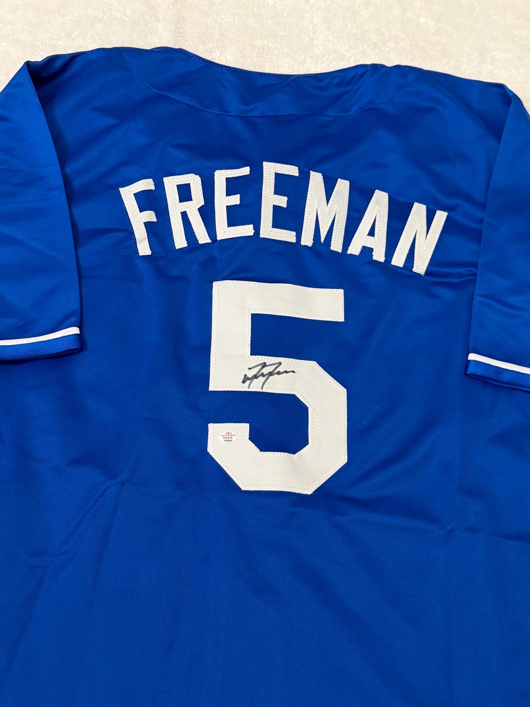 Freddie Freeman Signed Los Angeles Dodgers Baseball Jersey COA - Etsy