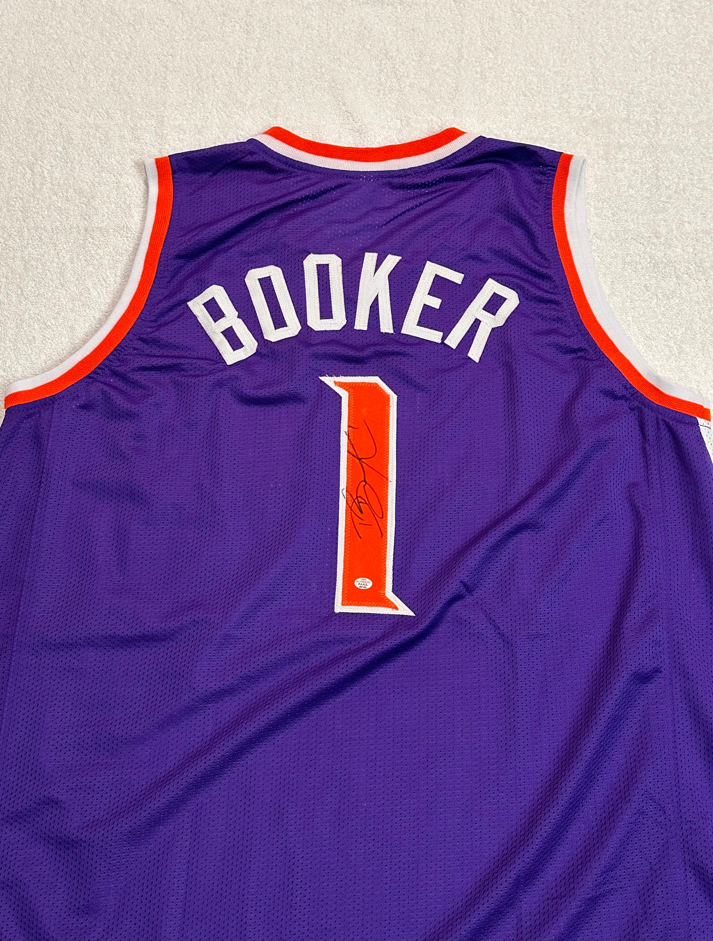 Devin Booker Signed Phoenix Suns Basketball Jersey COA - Etsy Devin Booker Signed Phoenix Suns Basketball Jersey COA - Etsy