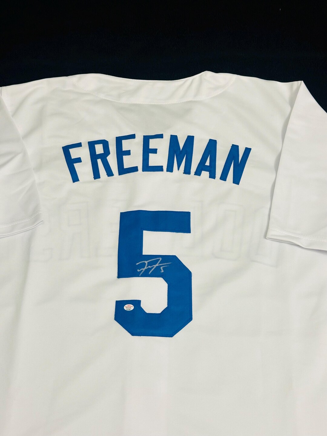 Freddie Freeman Signed Los Angeles Dodgers Baseball Jersey With COA - Etsy