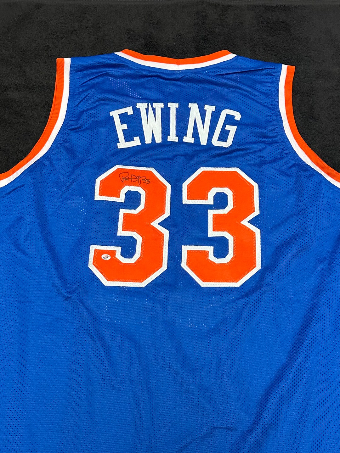 Patrick Ewing Signed New York Knicks Basketball Jersey COA - Etsy