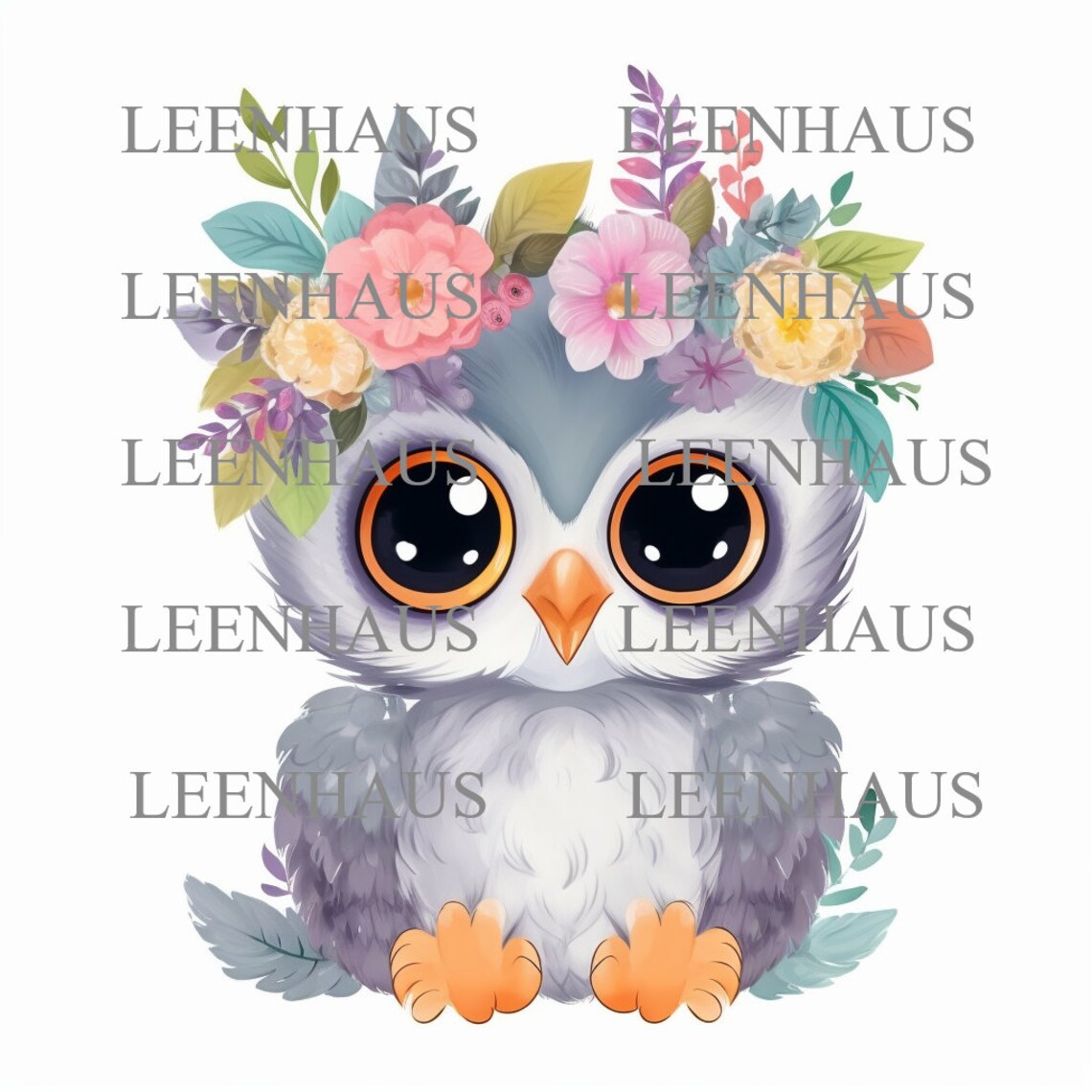 Cute Whimsical Animals Water Colour 5 Files Transparent Background - Etsy