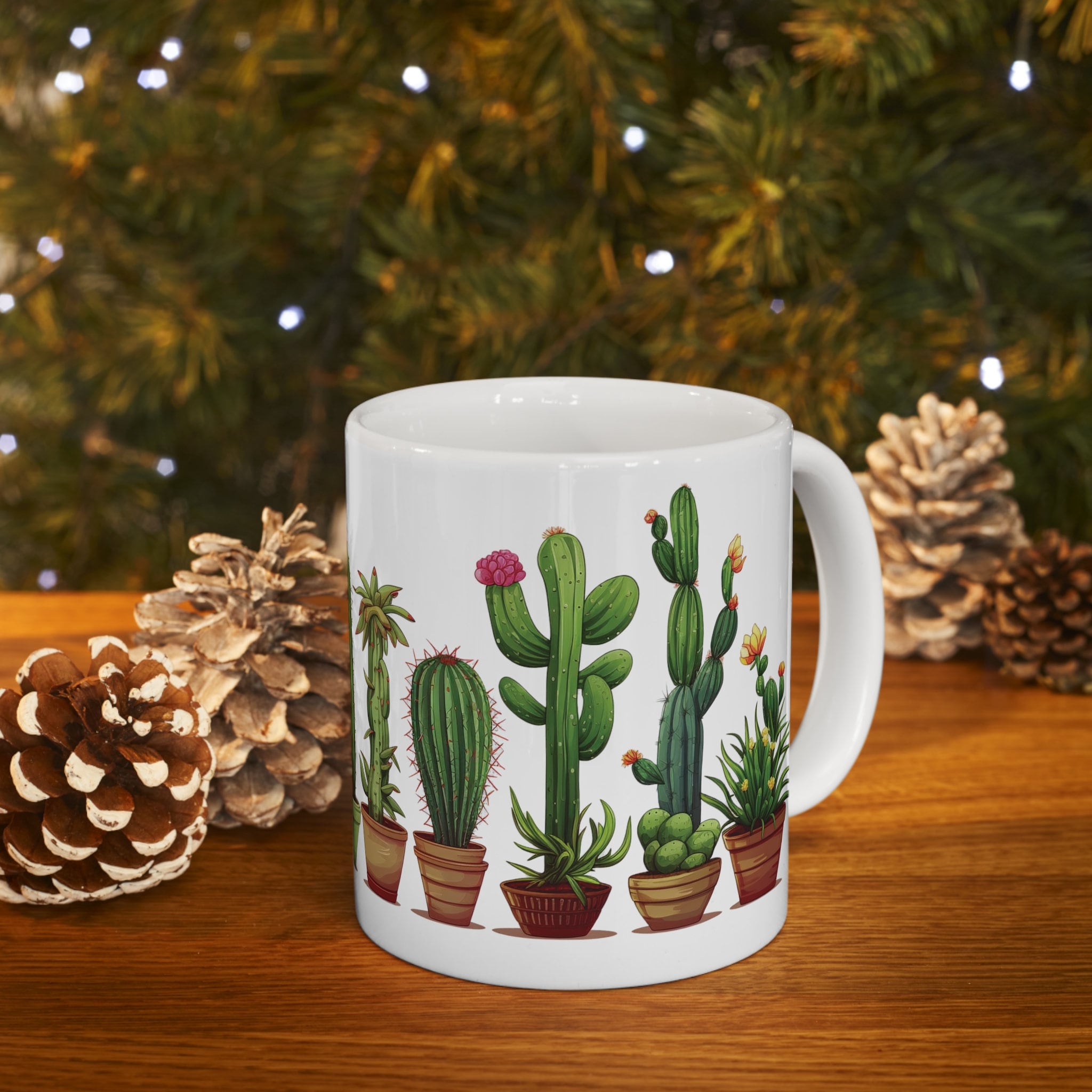 Cactus Oasis Enchanting Cactus Mugs for Your Desert Sips Mugs - Etsy
