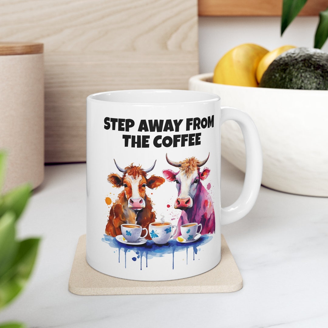 Cow Mugs, Coffee Mugs, Love Cows Mean Look Mug, Gifts for Cow Lovers ...
