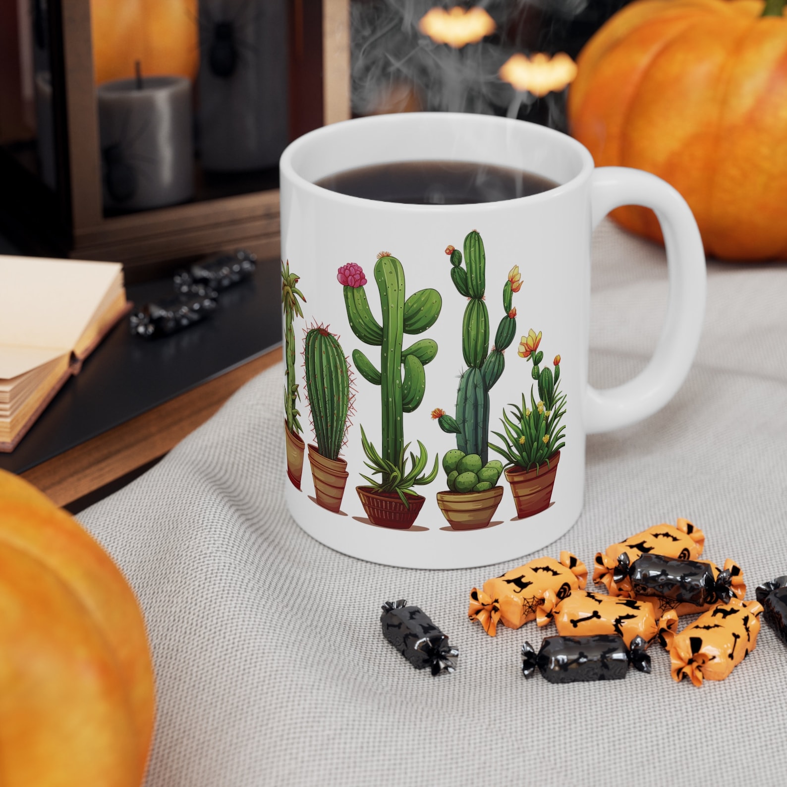 Cactus Oasis Enchanting Cactus Mugs for Your Desert Sips Mugs - Etsy