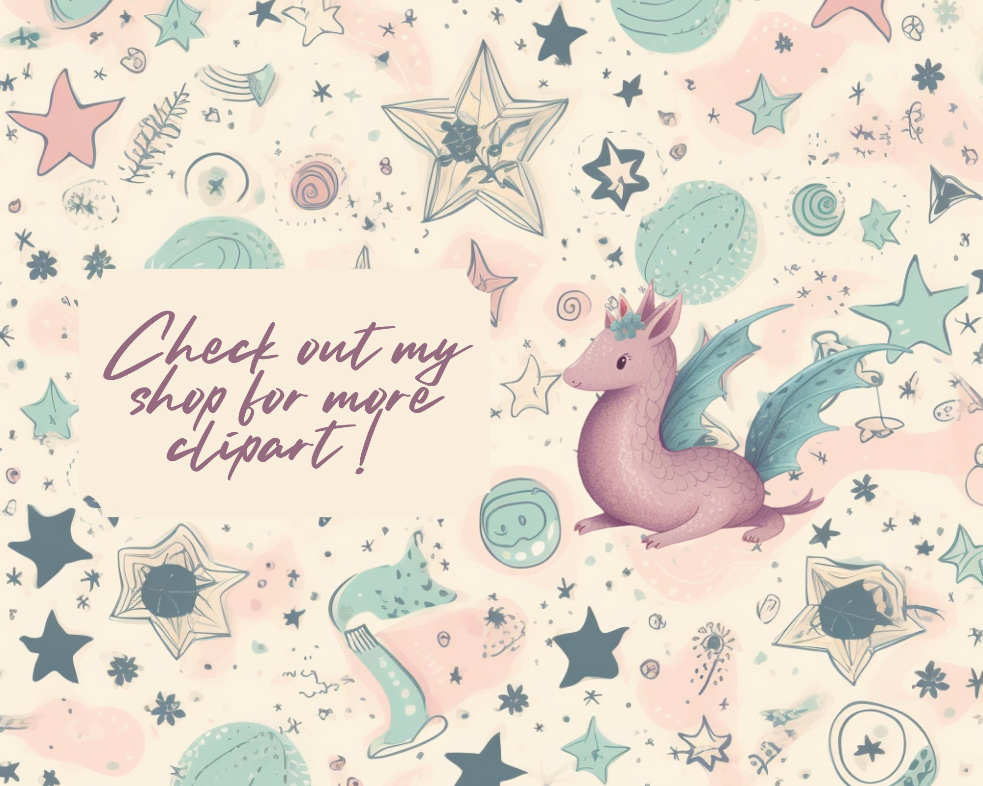 Fairy Tale Aliens Digital Clipart Pack PNG Cute Characters & Galactic ...